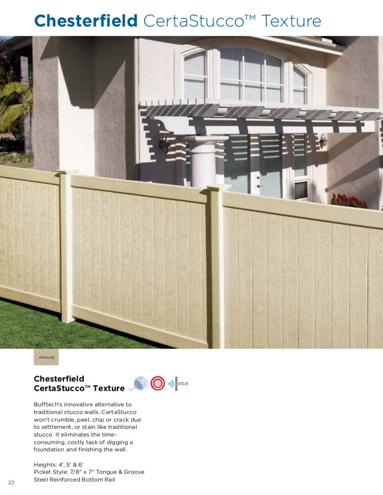 Allegheny (6' w) by Bufftech (formerly Ecostone by Simtek) - Avinylfence