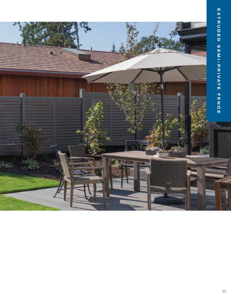 Imperial Semi-Private Vinyl Fence - A Vinyl Fence Co - Vinyl Fence ...