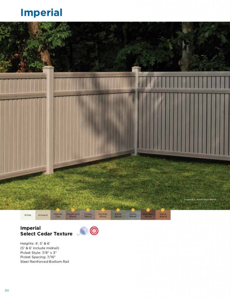 Chesterfield Privacy Fence - A Vinyl Fence Co - Vinyl Fence - Privacy ...