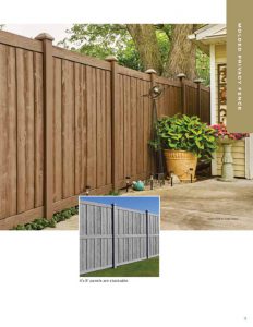 Additional Posts - Bufftech Timber Grain 4 Rail - A Vinyl Fence - Vinyl ...